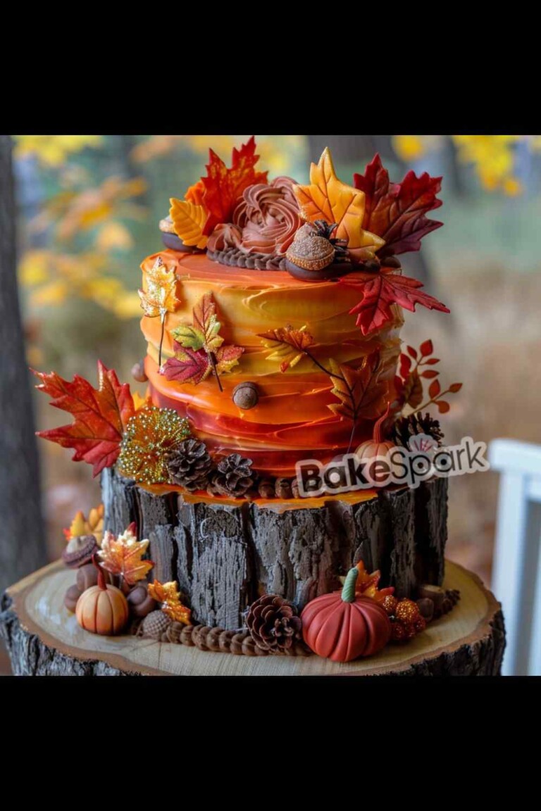 54 Fall-Themed Cake Design Ideas [GALLERY] - BakeSpark