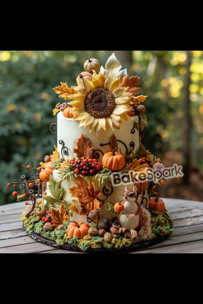 54 Fall-Themed Cake Design Ideas [GALLERY] - BakeSpark