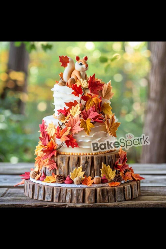 54 Fall-Themed Cake Design Ideas [GALLERY] - BakeSpark