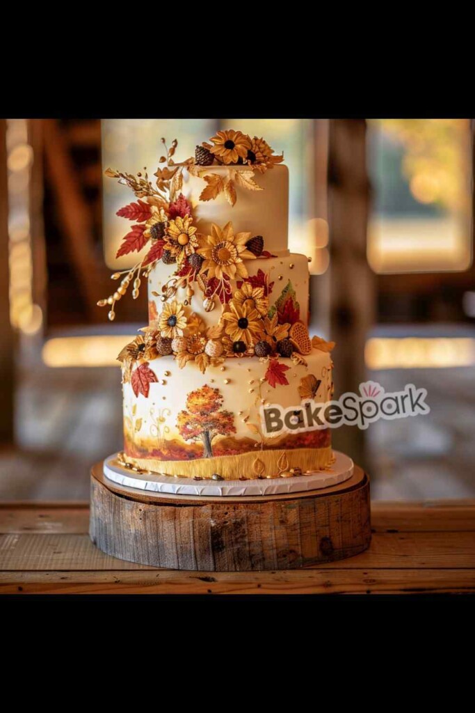 54 Fall-Themed Cake Design Ideas [GALLERY] - BakeSpark