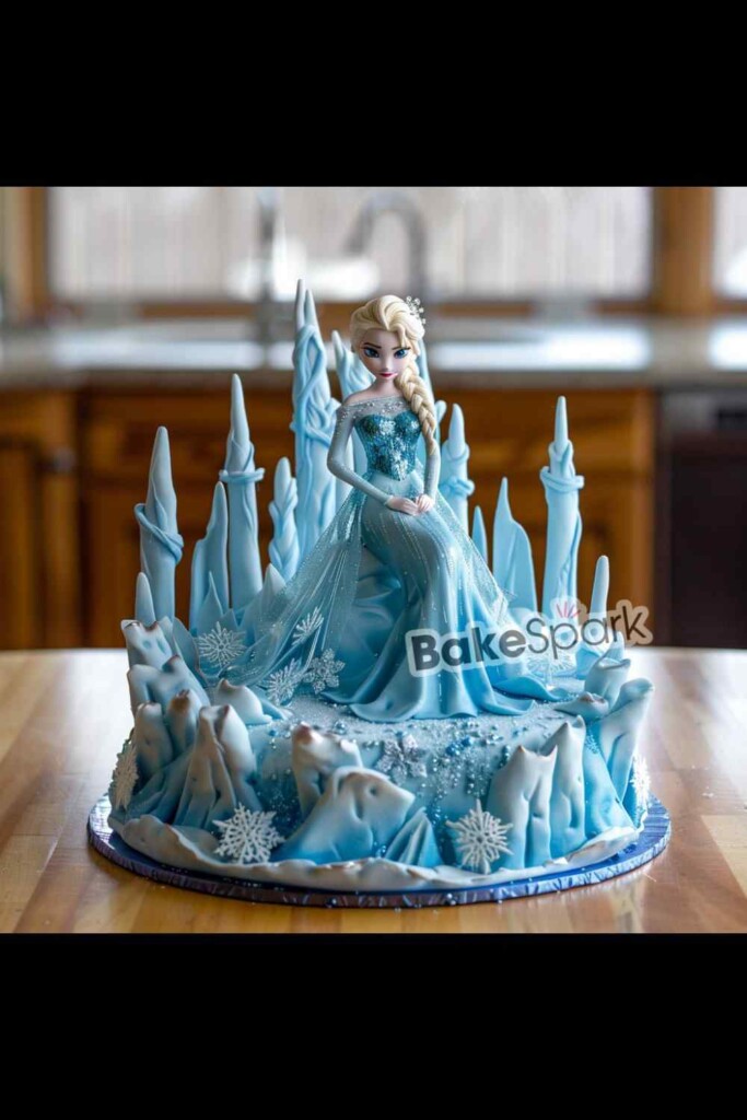 25 Frozen (Elsa + Olaf) Cake Design Ideas [GALLERY] - BakeSpark