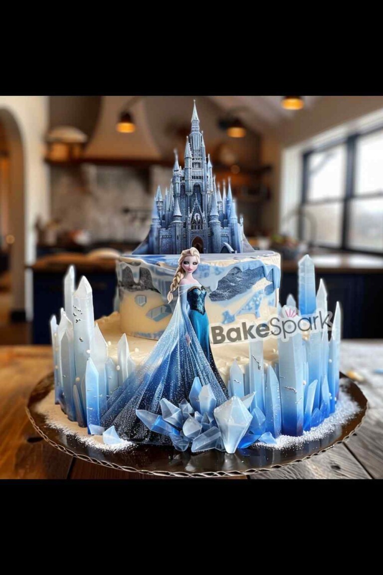 25 Frozen (Elsa + Olaf) Cake Design Ideas [GALLERY] - BakeSpark