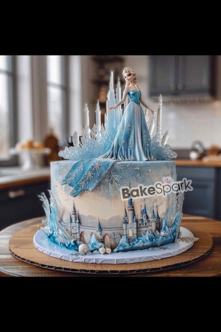 25 Frozen (Elsa + Olaf) Cake Design Ideas [GALLERY] - BakeSpark