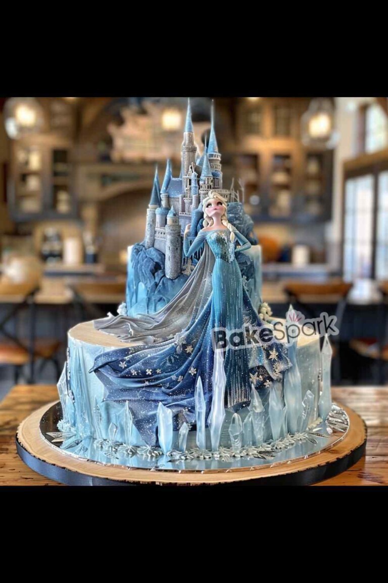 25 Frozen (Elsa + Olaf) Cake Design Ideas [GALLERY] - BakeSpark