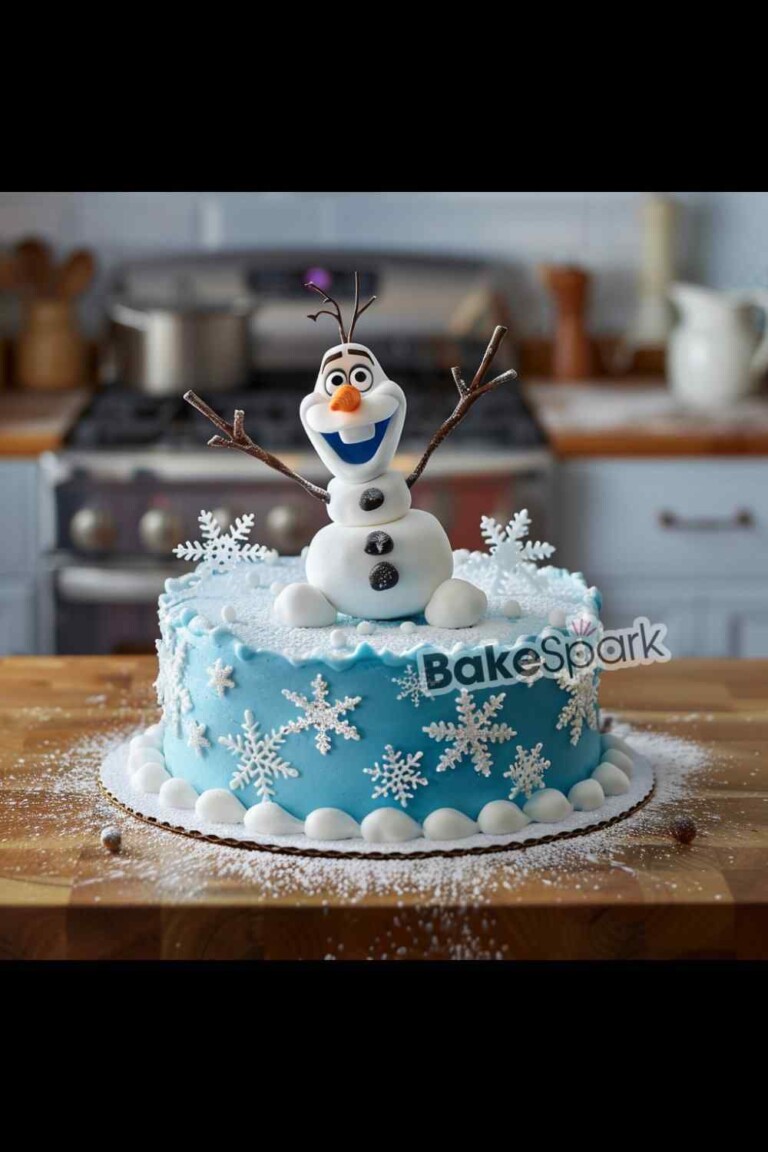 25 Frozen (Elsa + Olaf) Cake Design Ideas [GALLERY] - BakeSpark