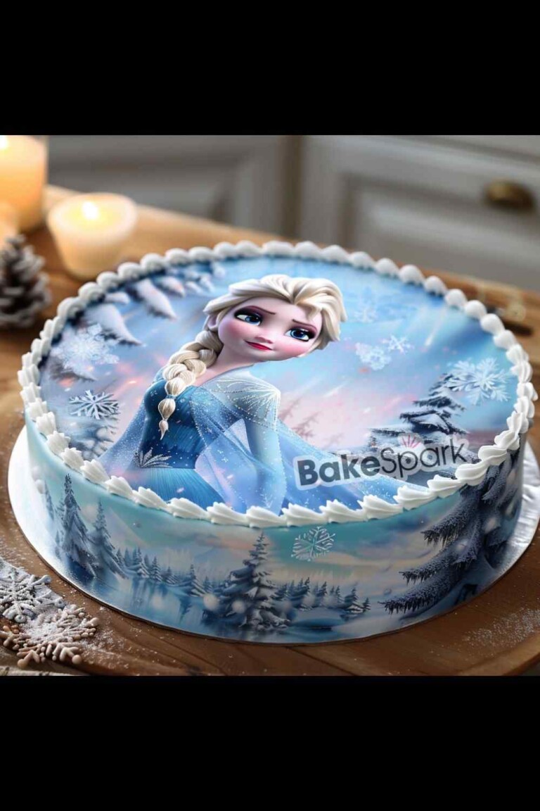 25 Frozen (Elsa + Olaf) Cake Design Ideas [GALLERY] - BakeSpark