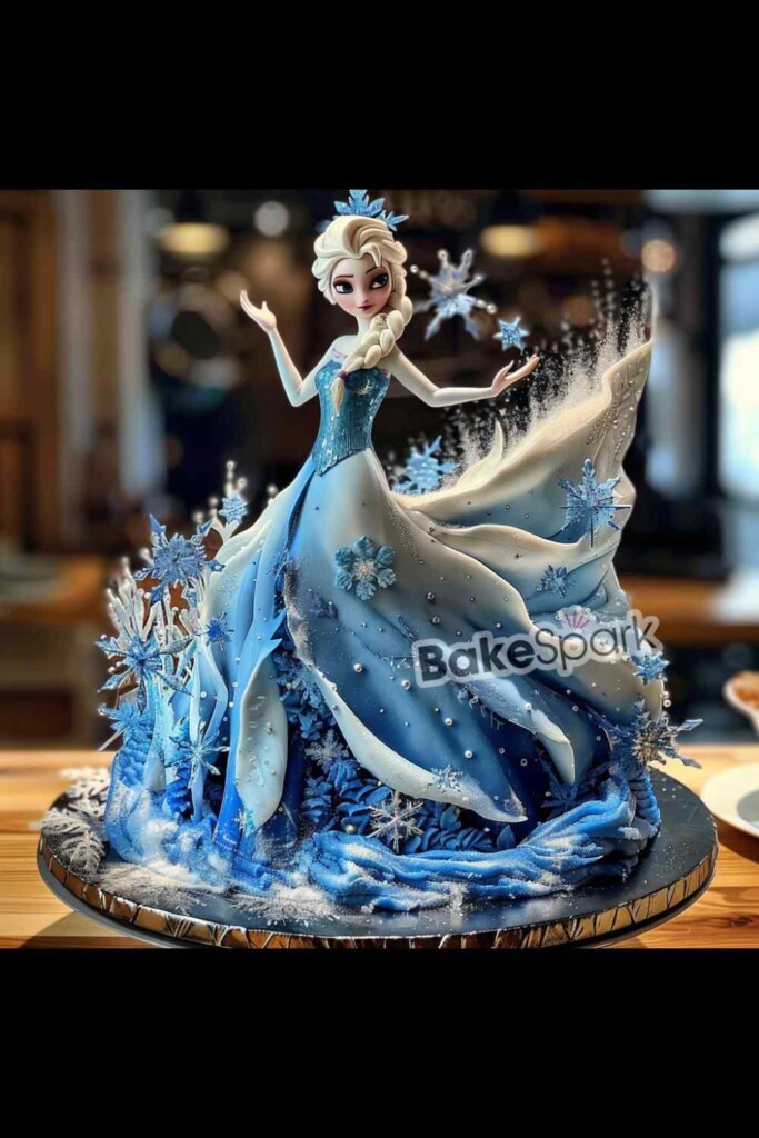 25 Frozen (Elsa + Olaf) Cake Design Ideas [GALLERY] - BakeSpark