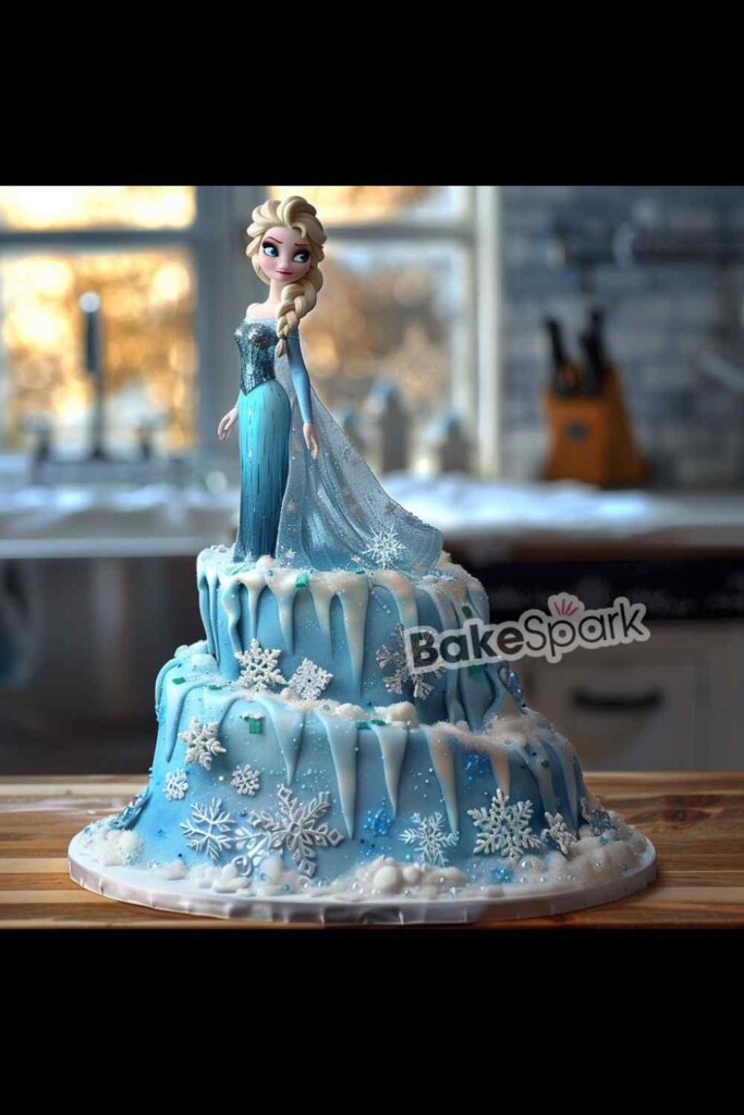 25 Frozen (Elsa + Olaf) Cake Design Ideas [GALLERY] - BakeSpark
