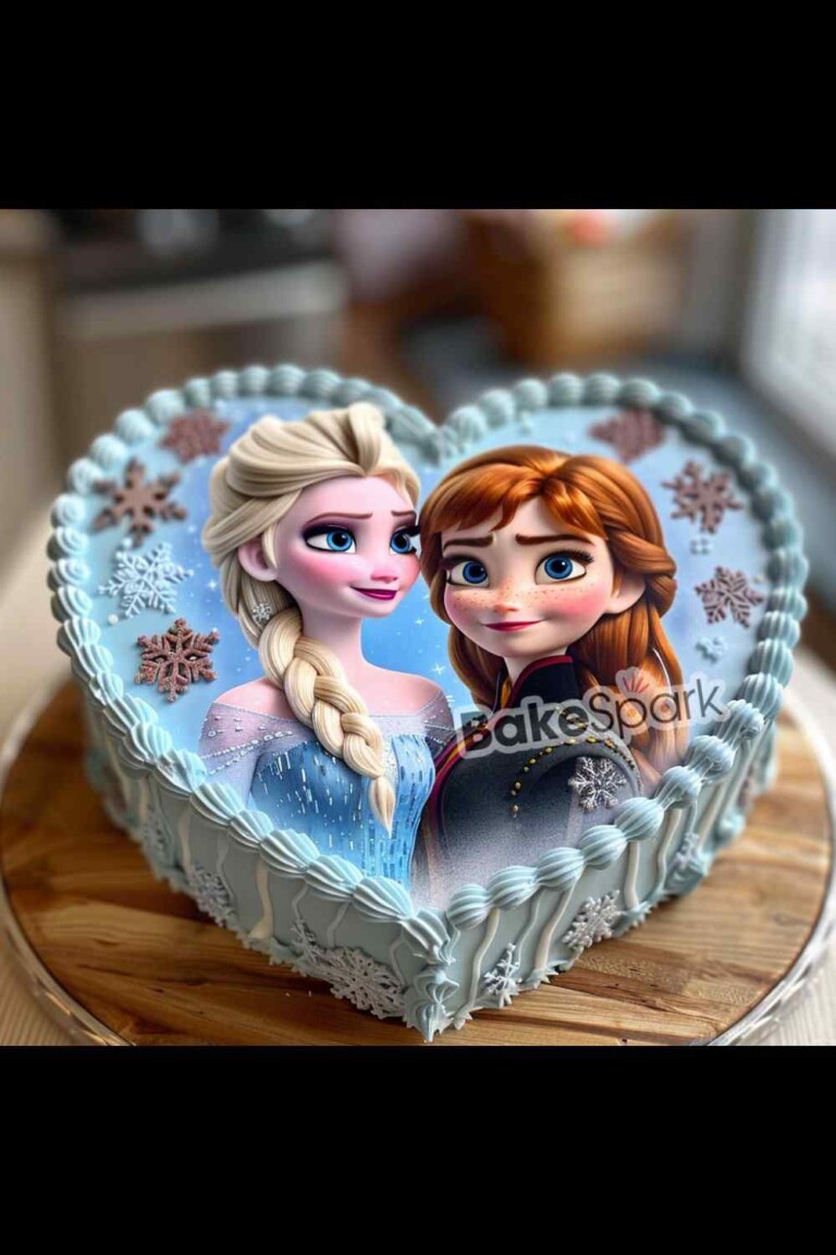 25 Frozen (Elsa + Olaf) Cake Design Ideas [GALLERY] - BakeSpark