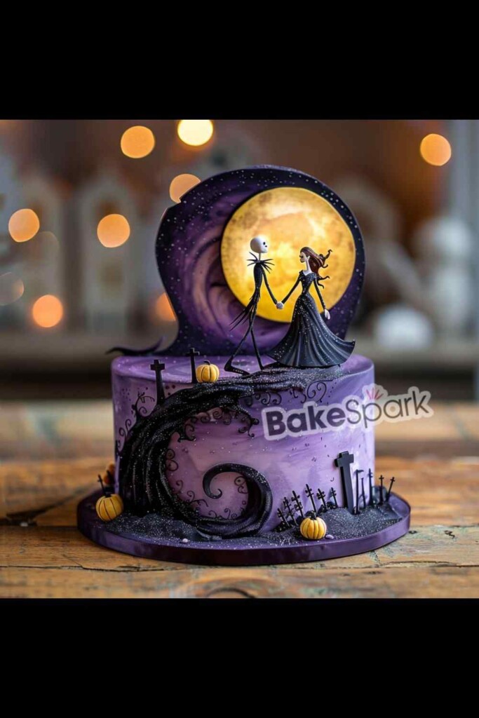 33 Nightmare Before Christmas Cake Design Ideas [GALLERY] - BakeSpark