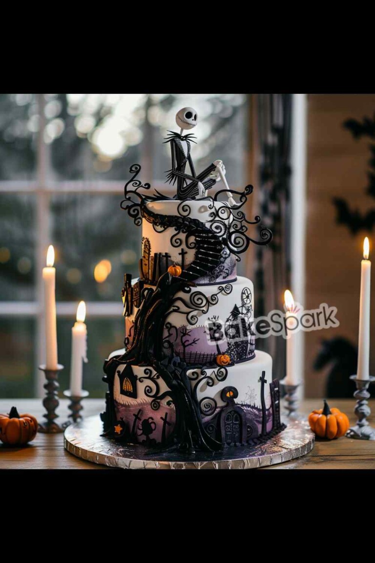 33 Nightmare Before Christmas Cake Design Ideas [GALLERY] - BakeSpark