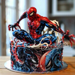 79 Spider-Man Cake Design Ideas [GALLERY] - BakeSpark