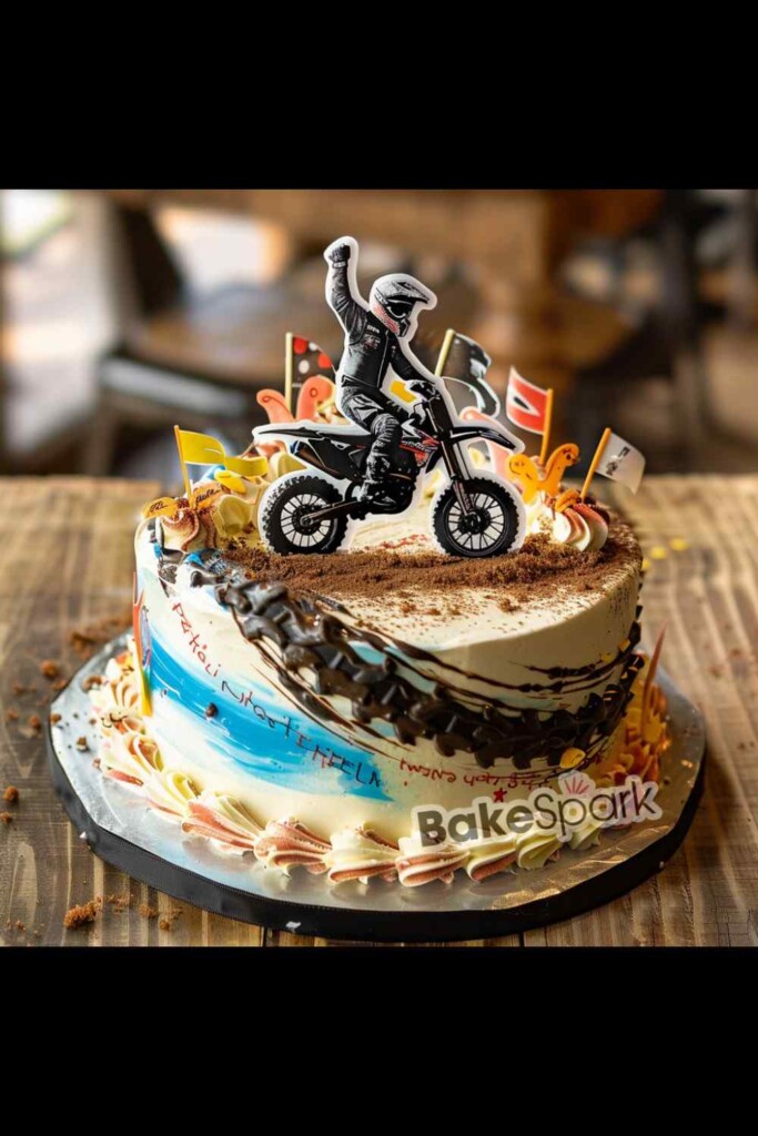 26 Dirt Bike Cake Design Ideas [GALLERY] - BakeSpark