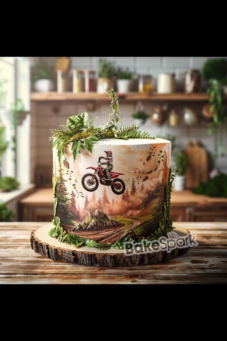 26 Dirt Bike Cake Design Ideas [GALLERY] - BakeSpark