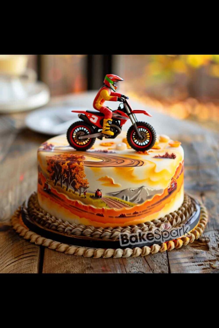 26 Dirt Bike Cake Design Ideas [GALLERY] - BakeSpark