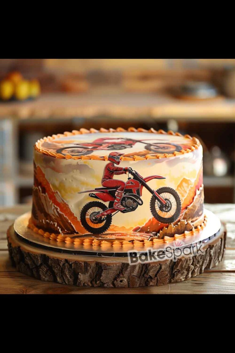 26 Dirt Bike Cake Design Ideas [GALLERY] - BakeSpark