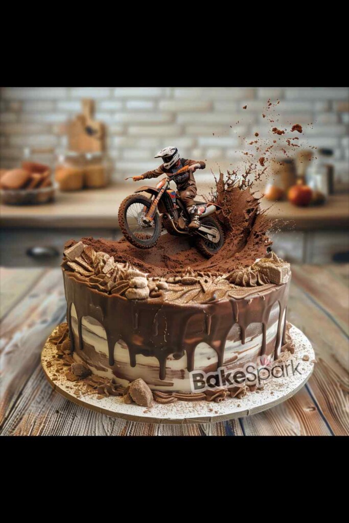 26 Dirt Bike Cake Design Ideas [GALLERY] - BakeSpark