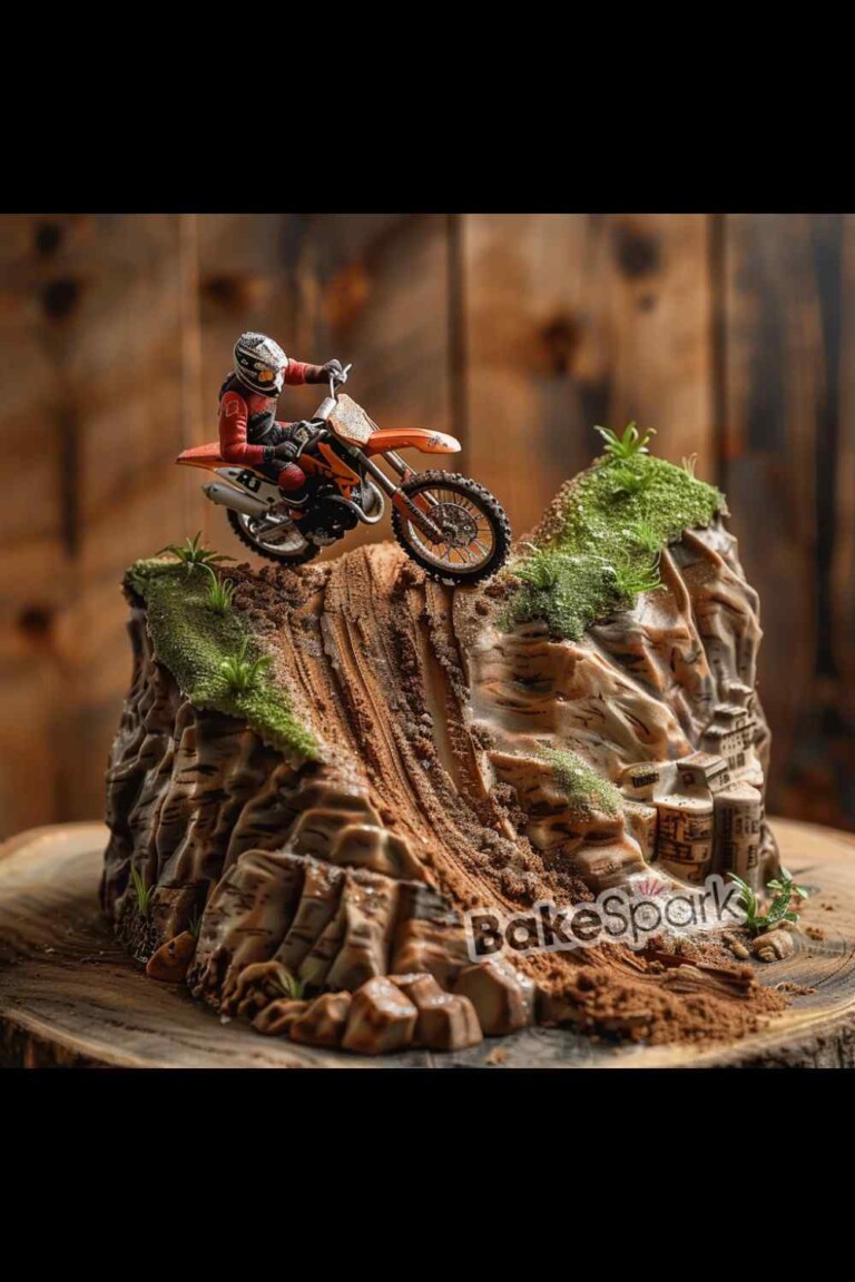 26 Dirt Bike Cake Design Ideas [GALLERY] - BakeSpark