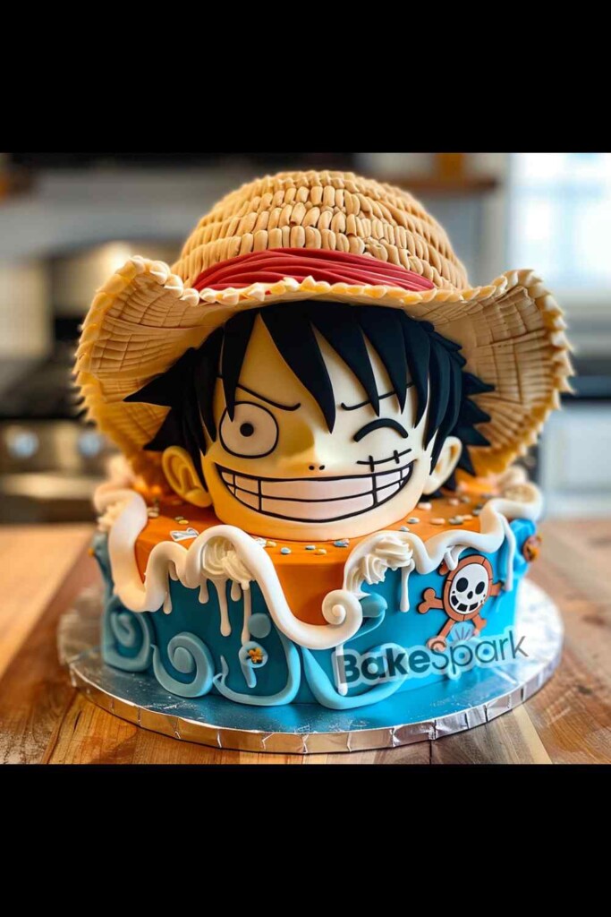 24 One Piece Cake Design Ideas [GALLERY] - BakeSpark