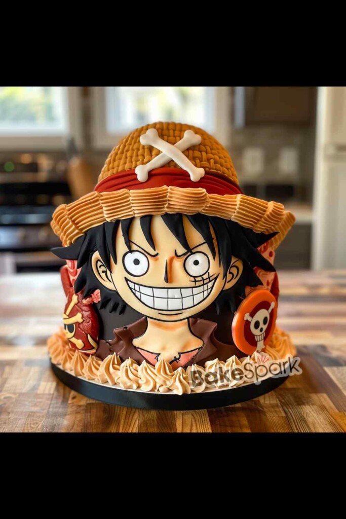 24 One Piece Cake Design Ideas [GALLERY] - BakeSpark