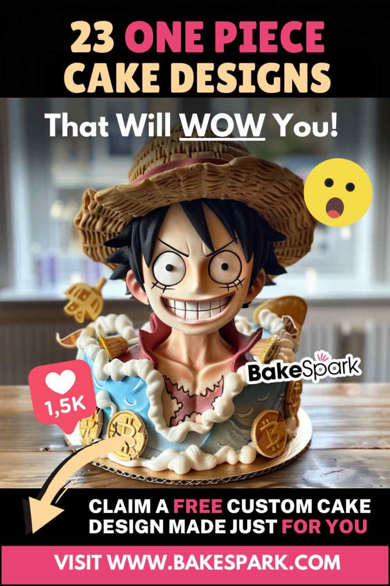 24 One Piece Cake Design Ideas [GALLERY] - BakeSpark