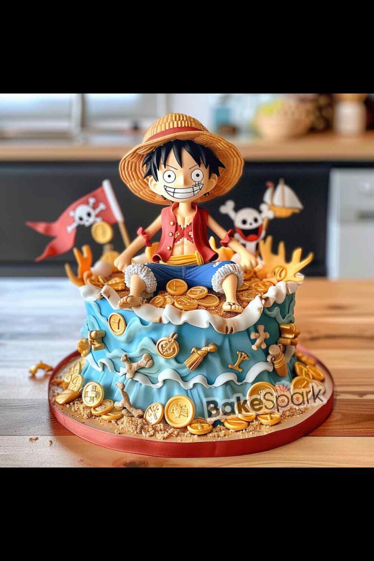 24 One Piece Cake Design Ideas [GALLERY] - BakeSpark