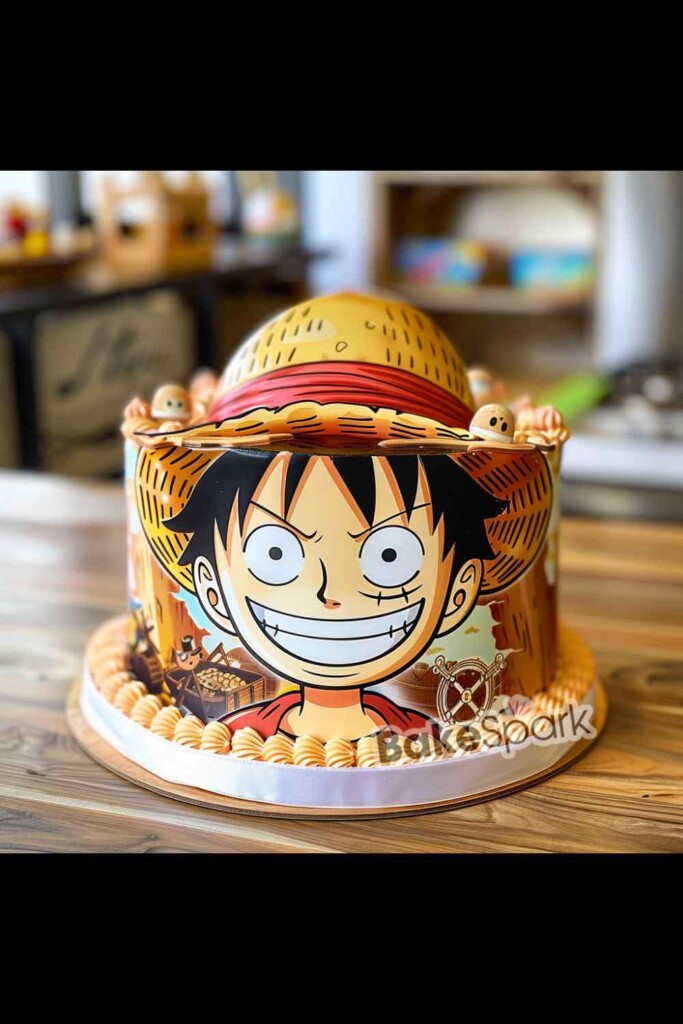 24 One Piece Cake Design Ideas [GALLERY] - BakeSpark