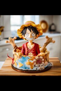 24 One Piece Cake Design Ideas [GALLERY] - BakeSpark