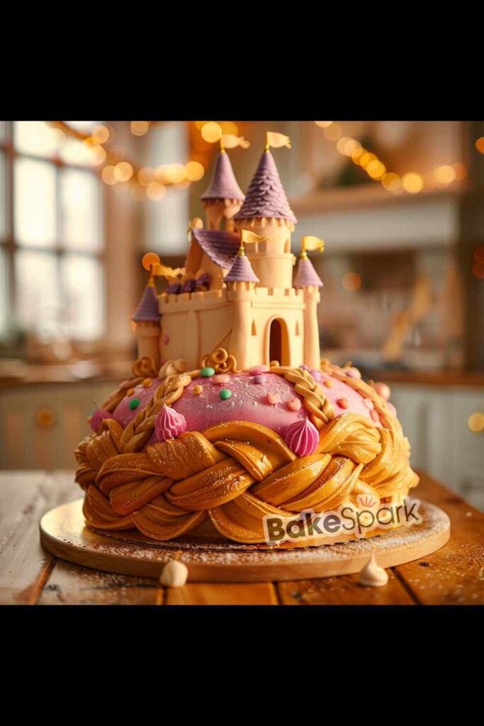 47 Rapnuzel (Tangled) Cake Design Ideas [GALLERY] - BakeSpark