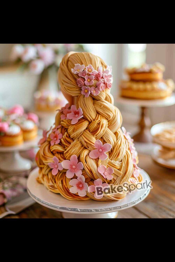 47 Rapnuzel (Tangled) Cake Design Ideas [GALLERY] - BakeSpark