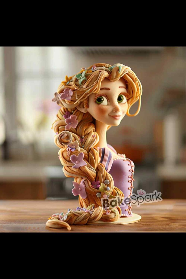 47 Rapnuzel (Tangled) Cake Design Ideas [GALLERY] - BakeSpark