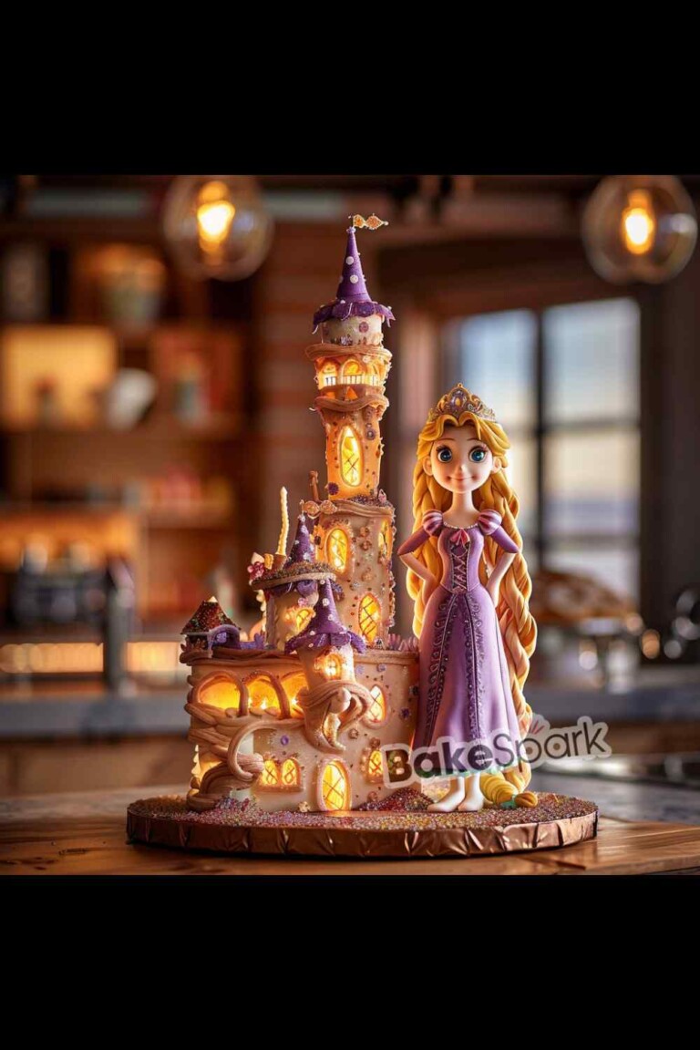 47 Rapnuzel (Tangled) Cake Design Ideas [GALLERY] - BakeSpark