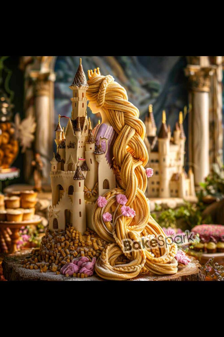 47 Rapnuzel (Tangled) Cake Design Ideas [GALLERY] - BakeSpark