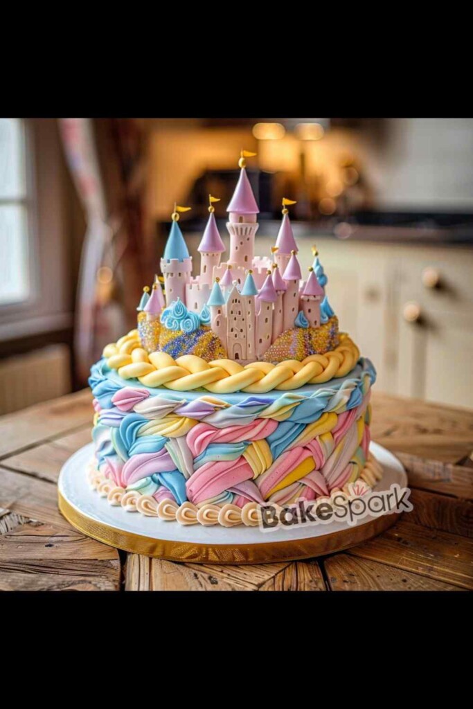 47 Rapnuzel (Tangled) Cake Design Ideas [GALLERY] - BakeSpark