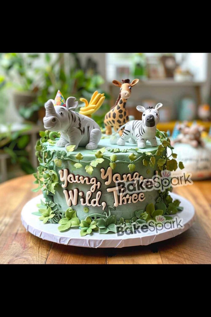 19 Safari Cake Design Ideas [GALLERY] - BakeSpark