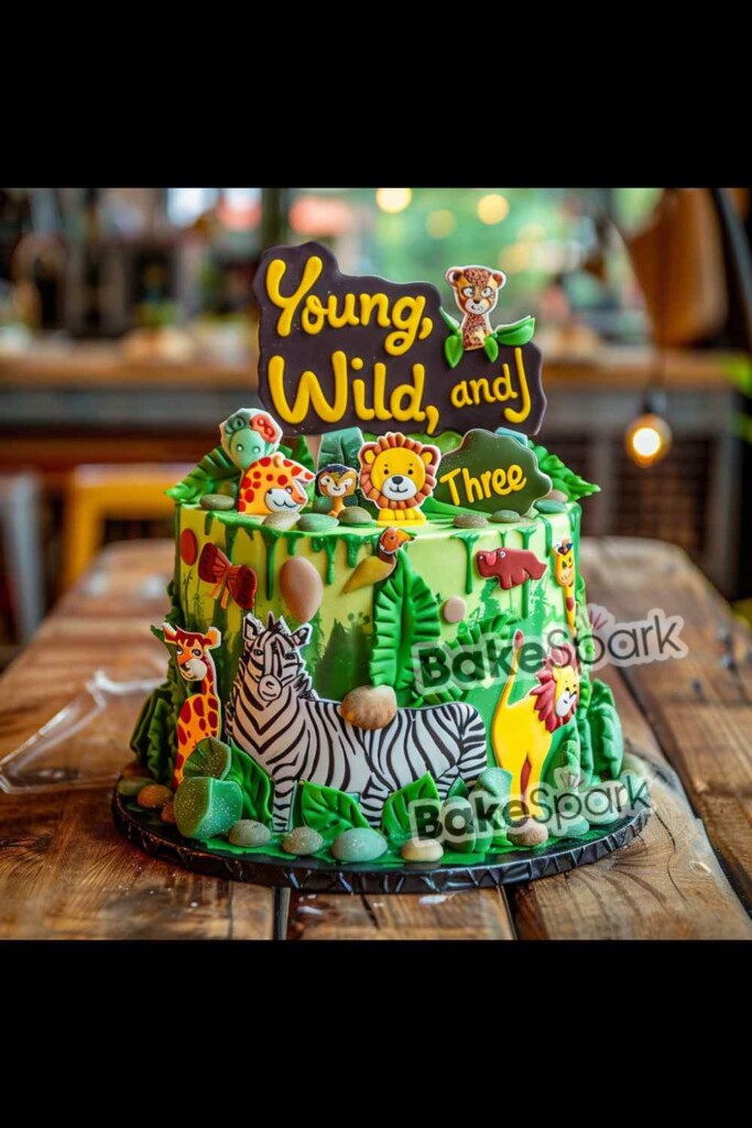 19 Safari Cake Design Ideas [GALLERY] - BakeSpark