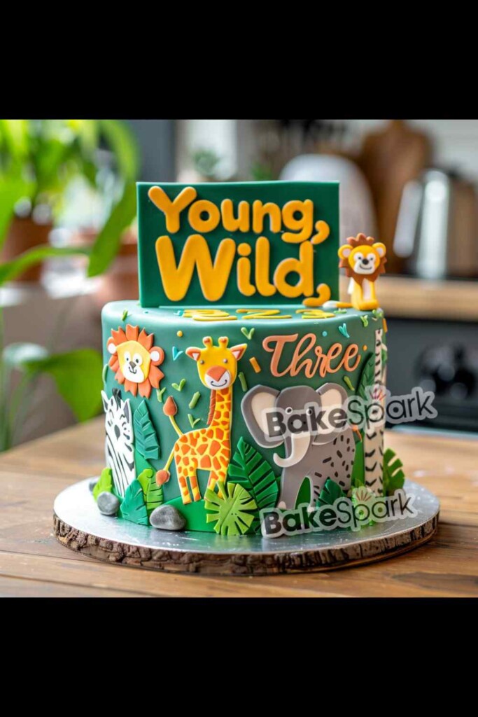 19 Safari Cake Design Ideas [GALLERY] - BakeSpark