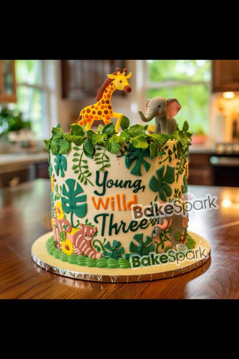 19 Safari Cake Design Ideas [GALLERY] - BakeSpark