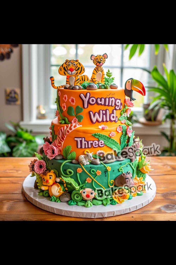19 Safari Cake Design Ideas [GALLERY] - BakeSpark