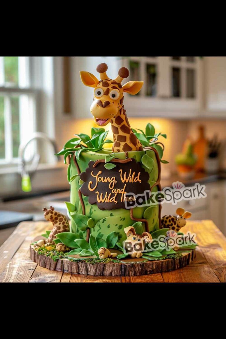 19 Safari Cake Design Ideas [GALLERY] - BakeSpark