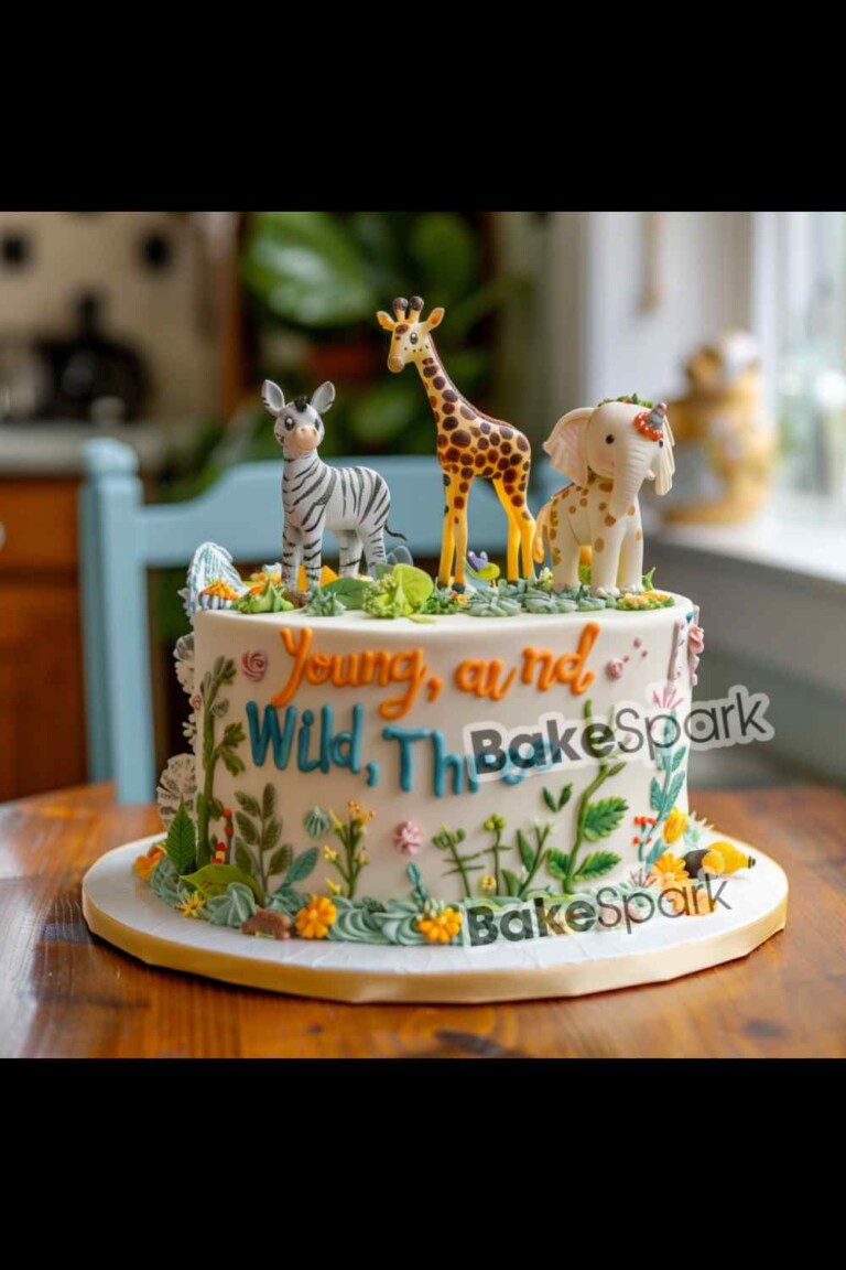 19 Safari Cake Design Ideas [GALLERY] - BakeSpark