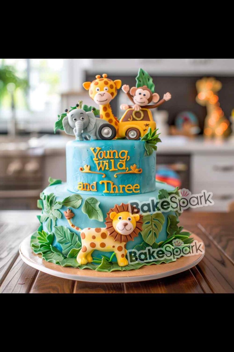 19 Safari Cake Design Ideas [GALLERY] - BakeSpark