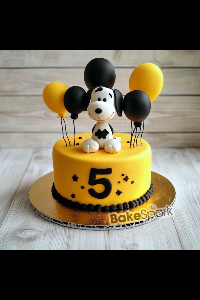 17 Snoopy Cake Design Ideas [GALLERY] - BakeSpark