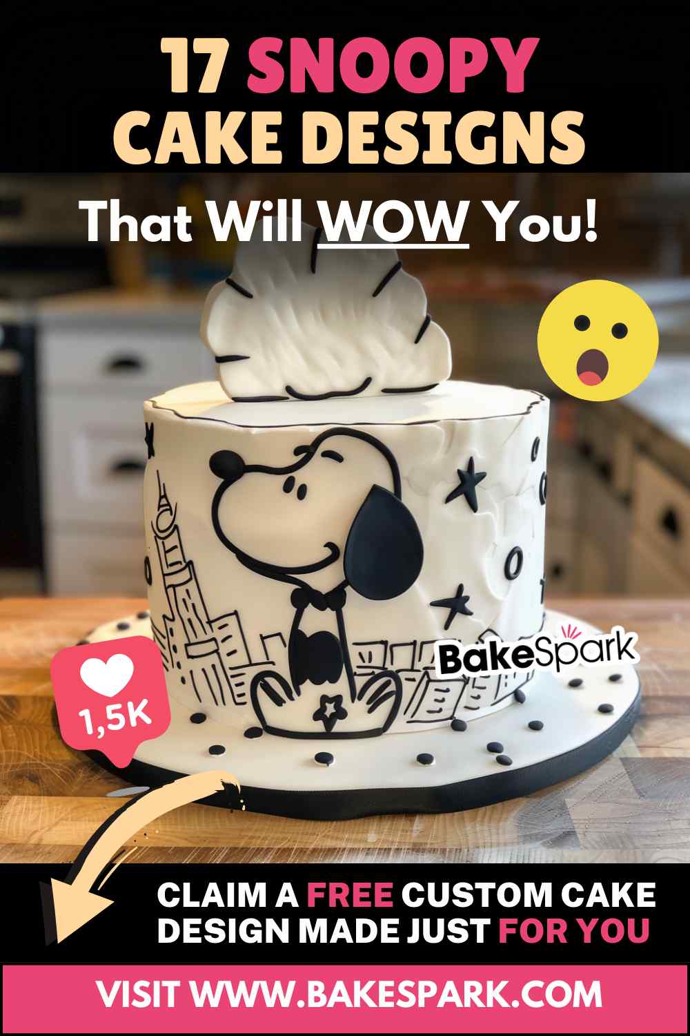 17 Snoopy Cake Design Ideas [GALLERY] - BakeSpark
