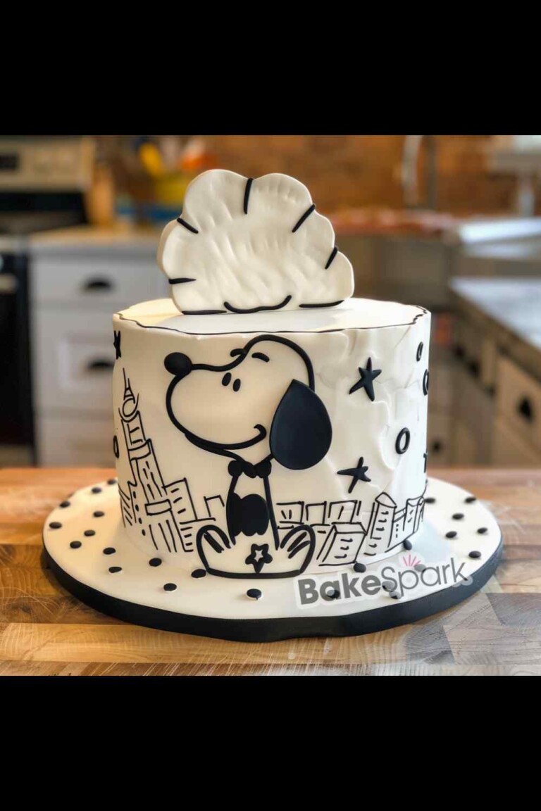 17 Snoopy Cake Design Ideas [GALLERY] - BakeSpark