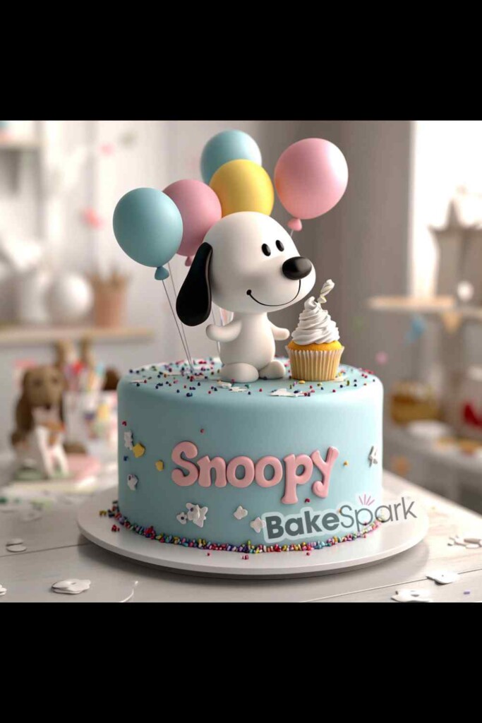 17 Snoopy Cake Design Ideas [GALLERY] - BakeSpark