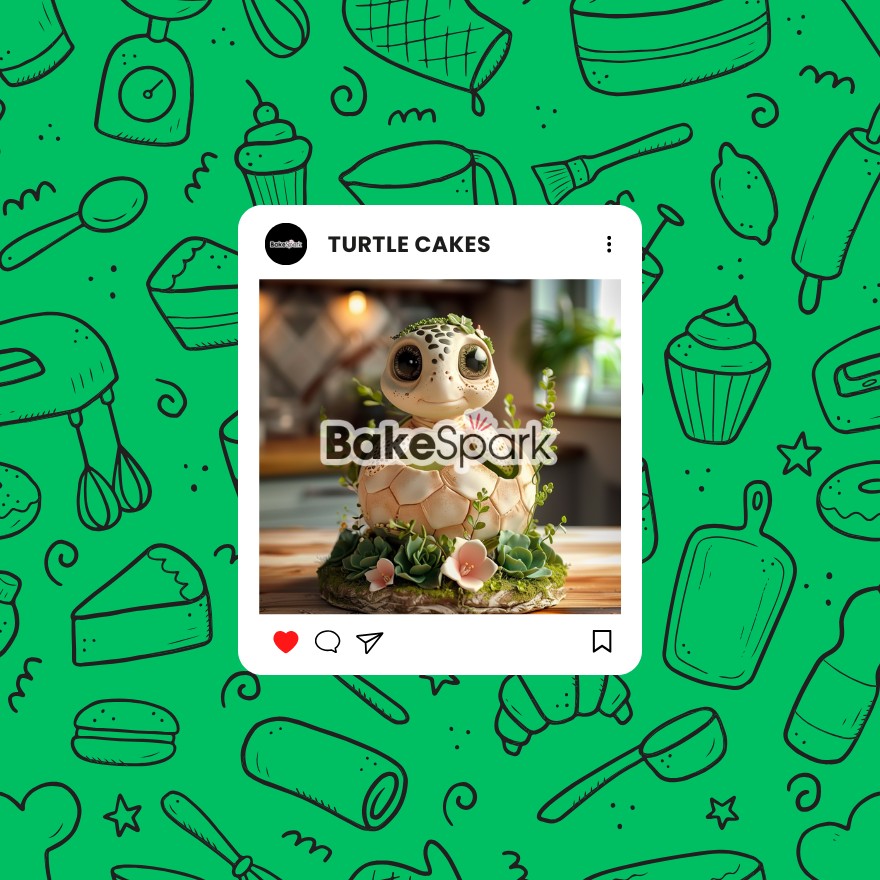 20 Turtle Cake Design Ideas [GALLERY] - BakeSpark