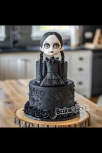 28 Wednesday Addams Cake Design Ideas [GALLERY] - BakeSpark