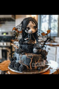 28 Wednesday Addams Cake Design Ideas [GALLERY] - BakeSpark