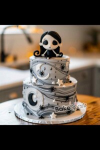 28 Wednesday Addams Cake Design Ideas [GALLERY] - BakeSpark